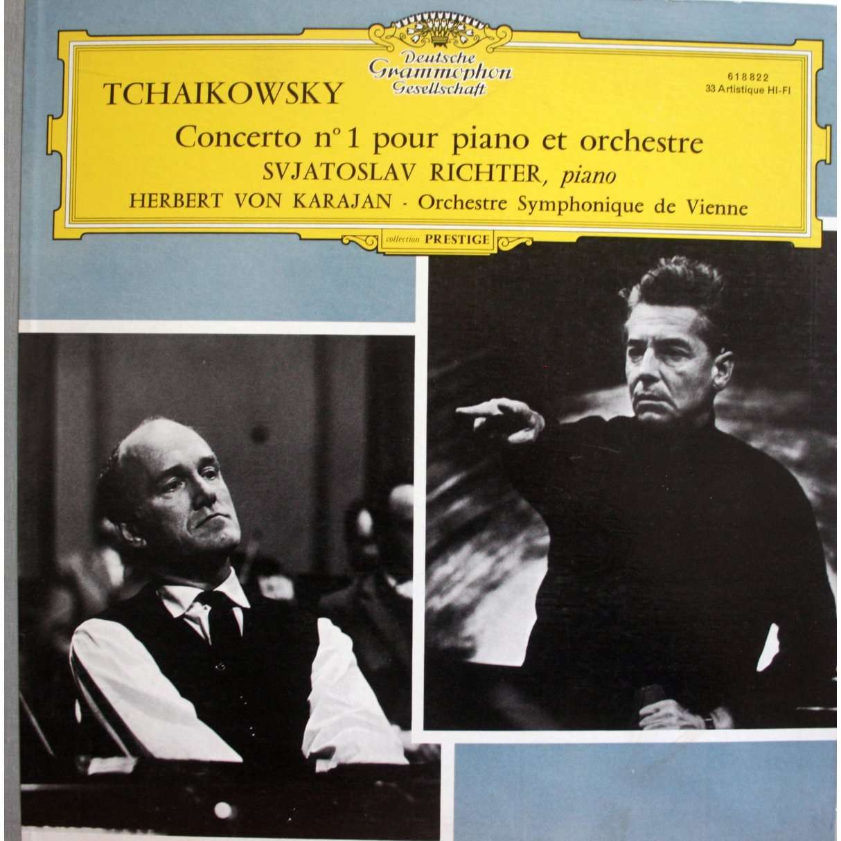 Tchaikowsky, concerto pour piano et orchestre n° 1 by Sviatoslav Richter, Karajan, LP with ...