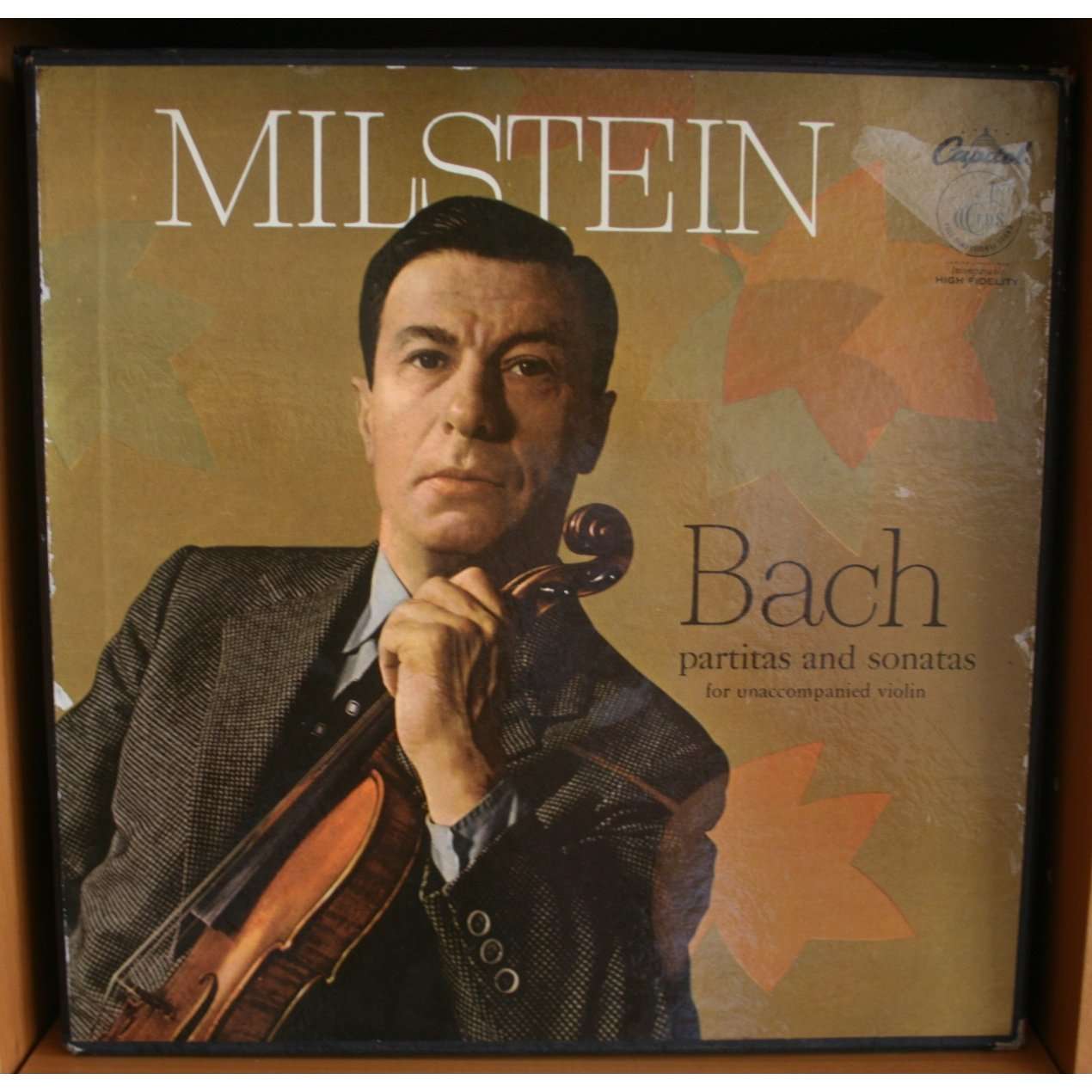 Bach partitas and sonatas for unaccompanied violin by Nathan Milstein ...