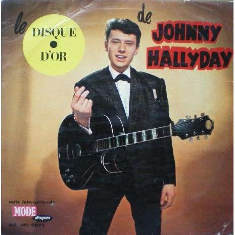 Le disque d' or de johnny hallyday de Johnny Hallyday, 33 1/3 RPM con ...