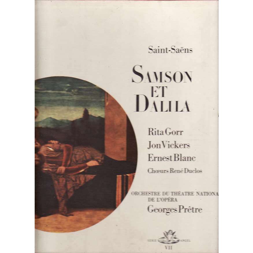 Saint saens: samson et dalila de Rita Gorr / Jon Vickers / Blanc ...