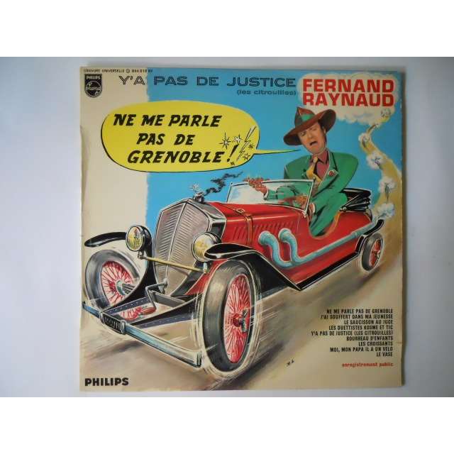 Ne me parle pas de grenoble de Fernand Raynaud, 33T chez platine - Ref ...