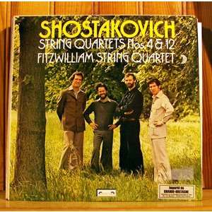 Shostakovich string quartet n°4 & 12 by Fitzwilliam String Quartet, LP ...
