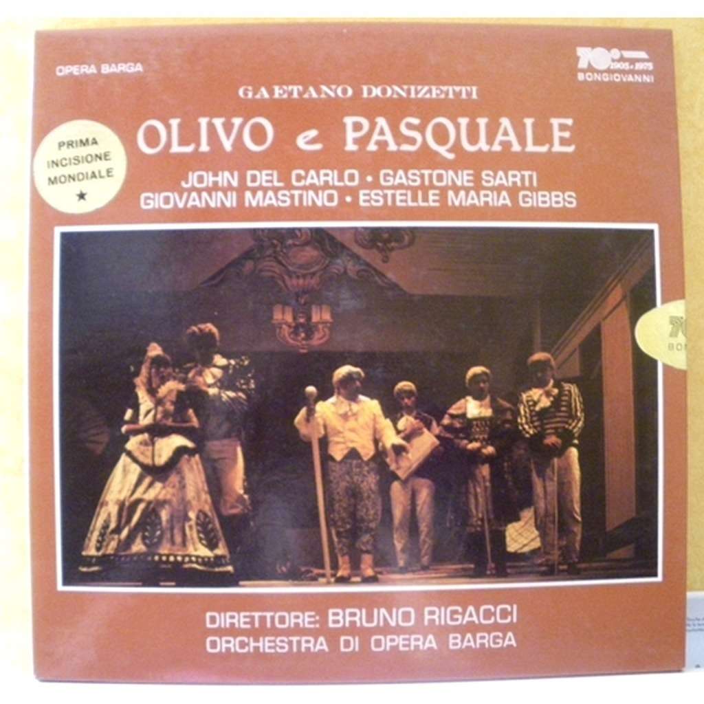 Donizetti olivo e pasquale live barga 1980 bruno rigacci by Donizetti ...